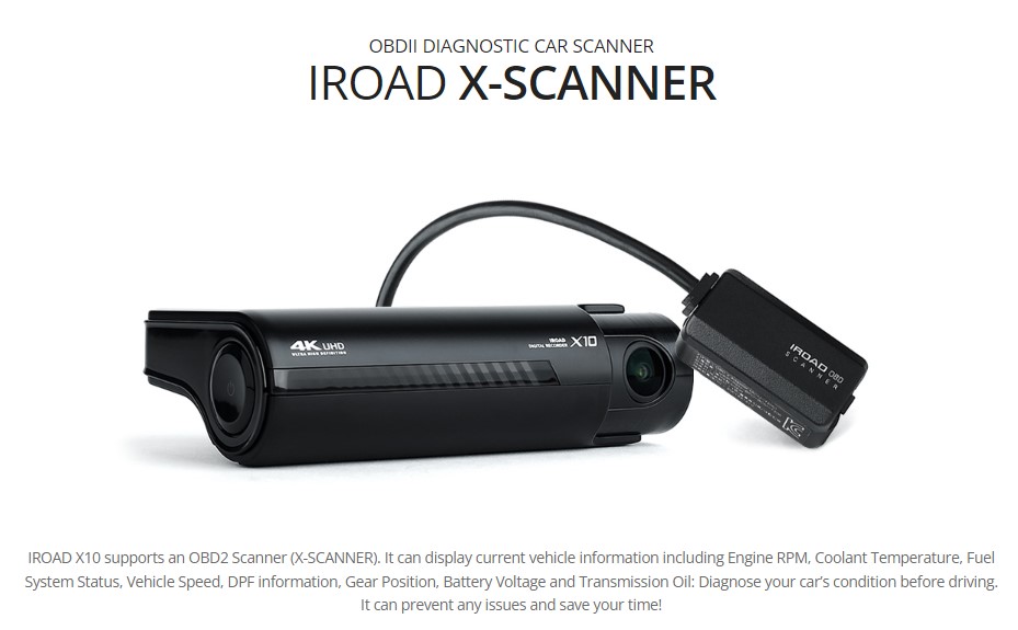 Iroad X10-2CH Dashcam (32GB) - Free installation - Automobile ...