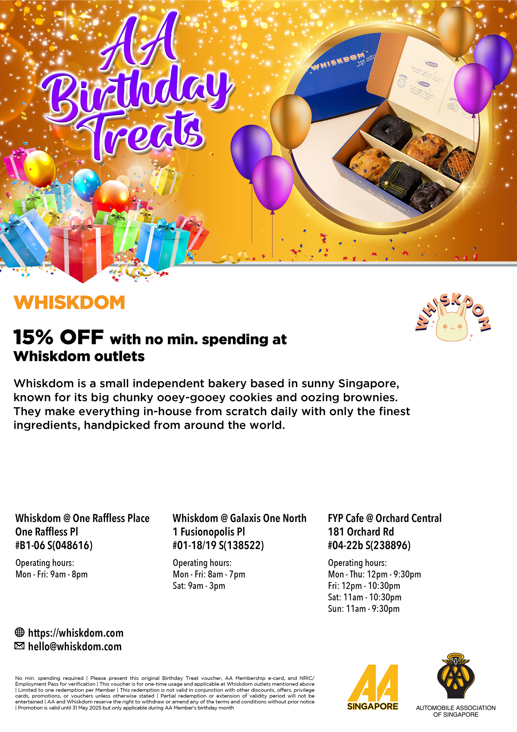 WHISKDOM BIRTHDAY TREATS - Automobile Association Of Singapore