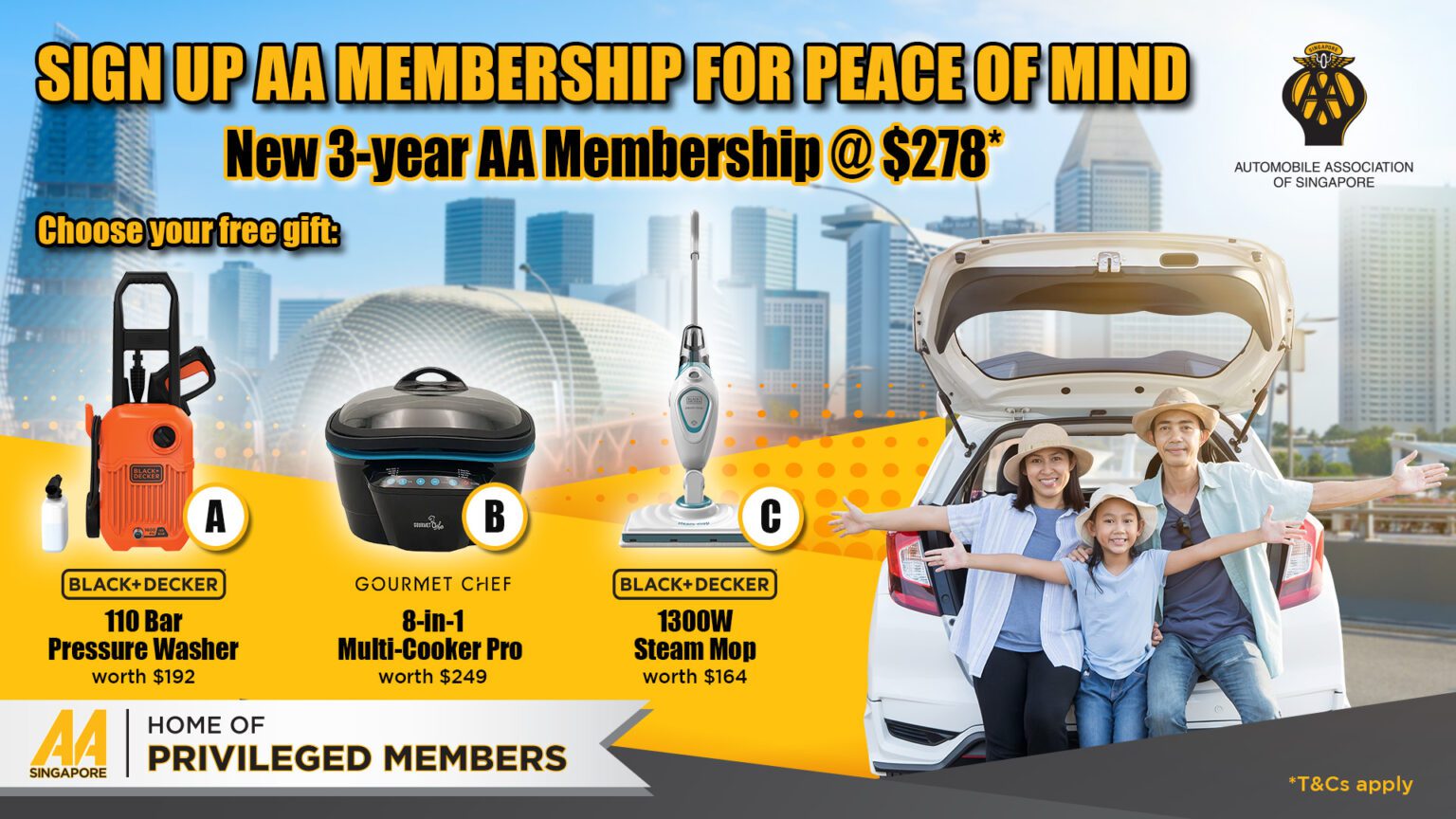 Membership Promotions - Automobile Association Of Singapore